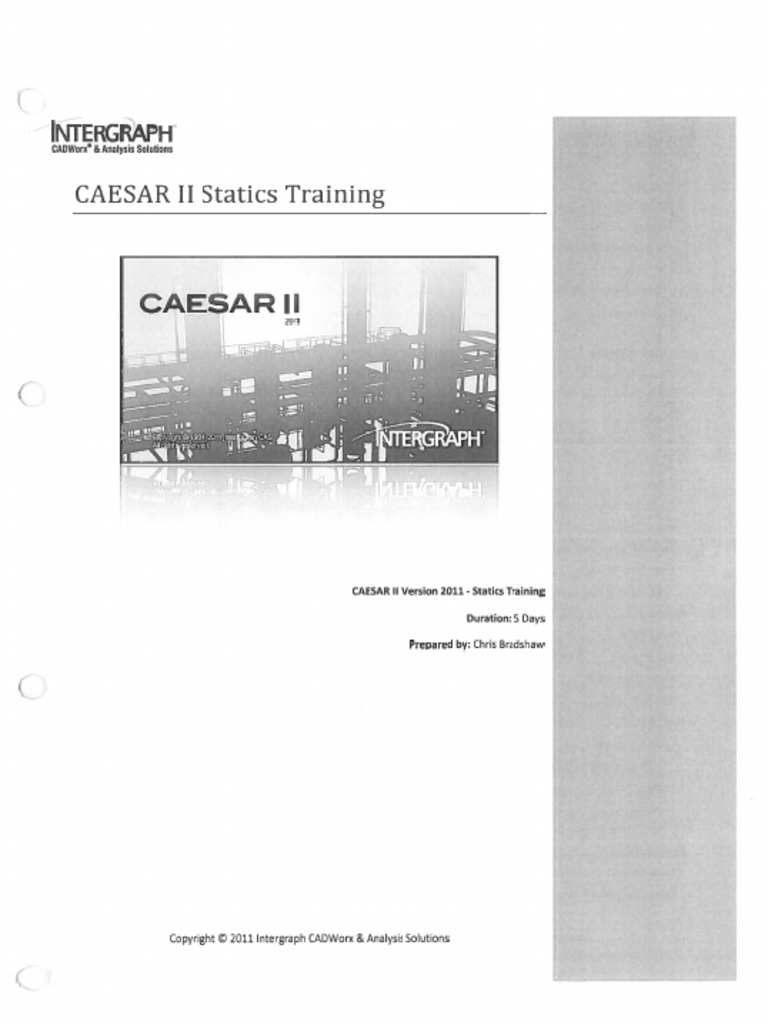 Caesar II Static Training | PDF