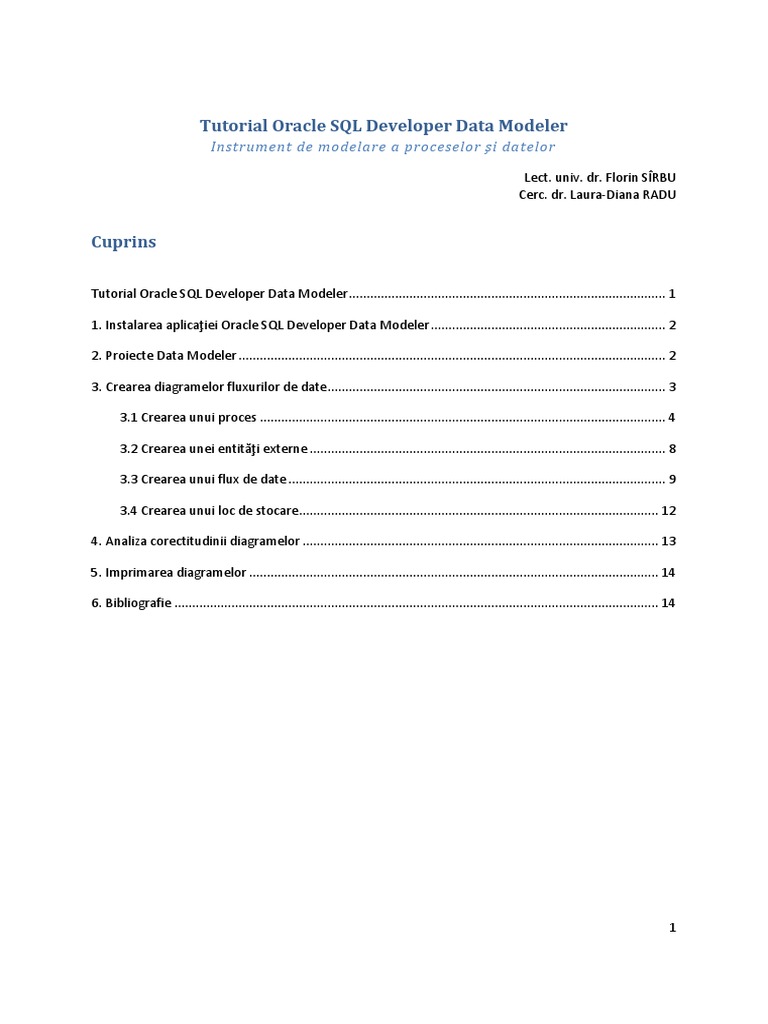 Tutorial Data Modeler | PDF
