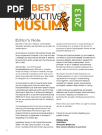 The Productive Muslim PDF | PDF | Disciplines | Meditation