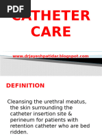 Perineal Care Procedure | PDF | Medical Specialties | Medicine