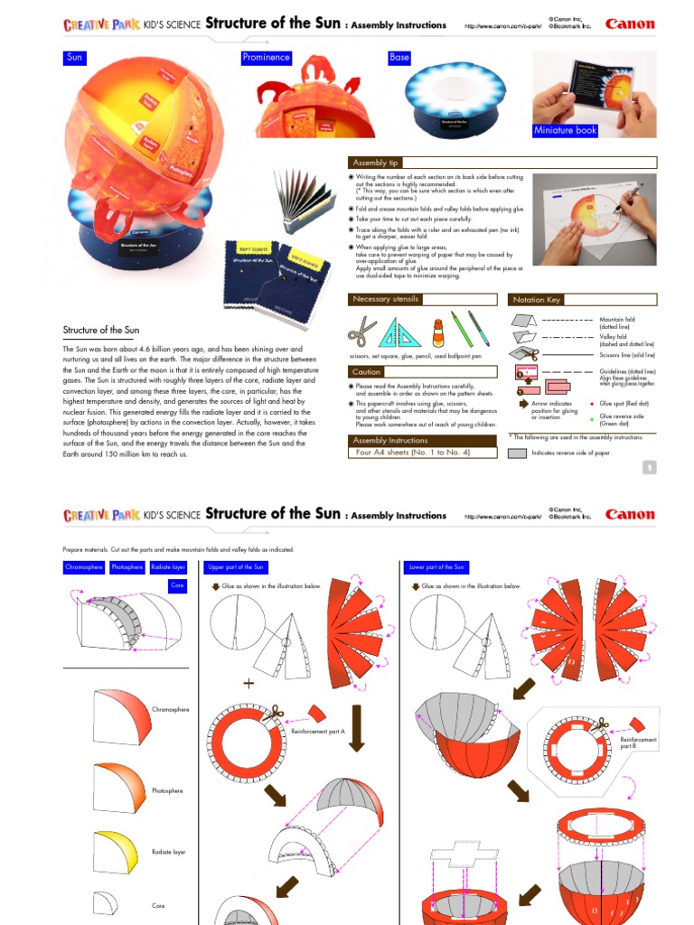 Structure of The Sun | PDF | Sun | Earth