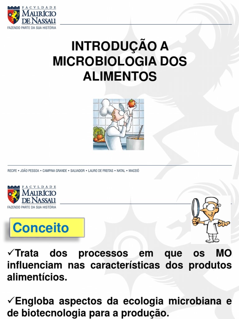 Introdução A Microbiologia Dos Alimentos | PDF | Parede celular | Alimentos