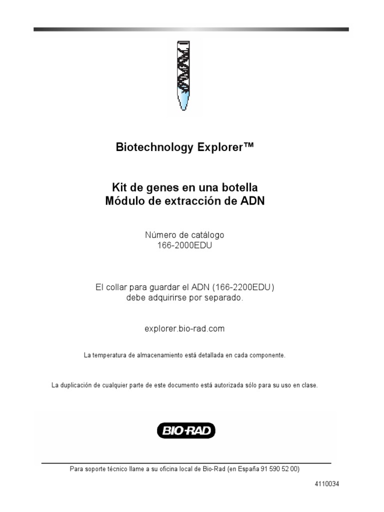 Biorad | PDF | Gene | Proteínas