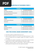 Csec POB Syllabus | PDF | Business Economics | Business