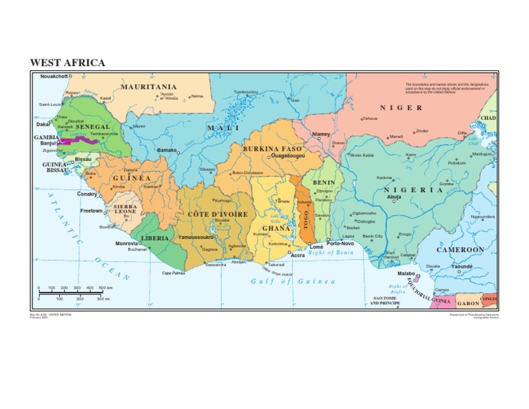Map - West Africa | PDF | Visualization (Graphics) | Cartography