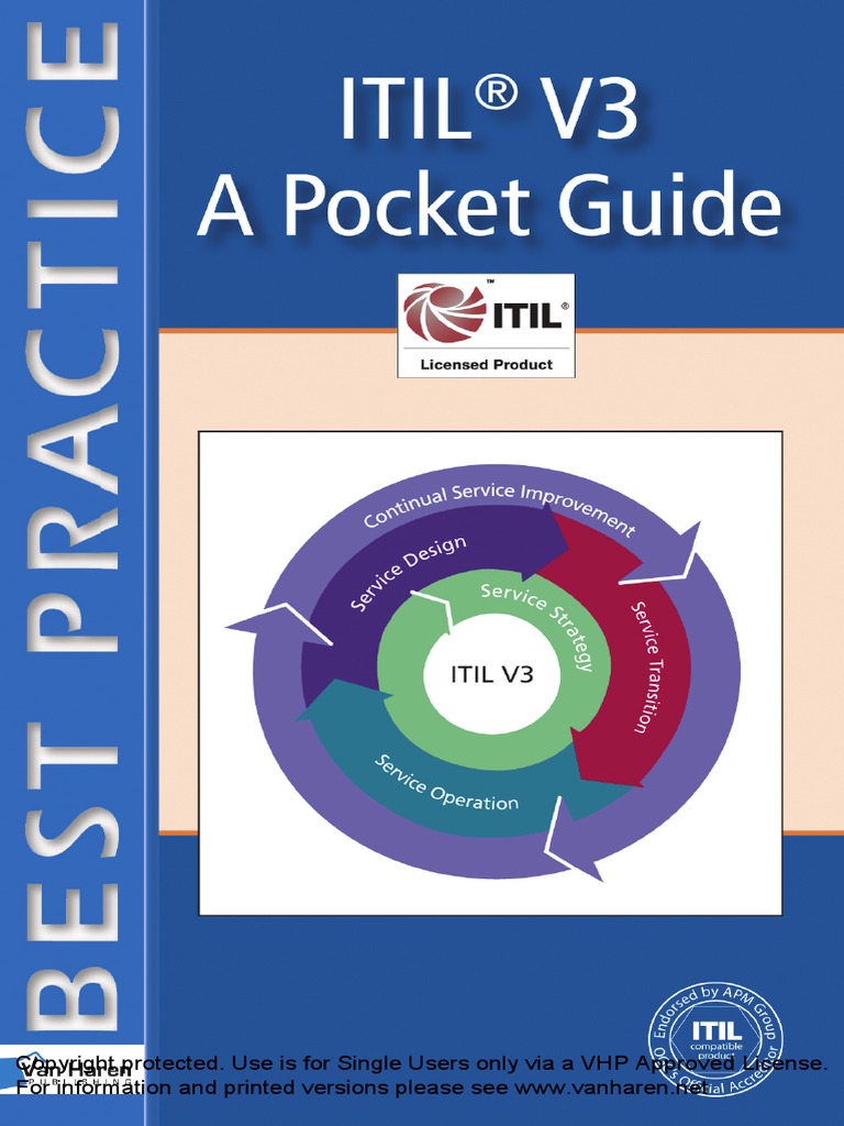 Itil v3 A Pocket Guide | PDF | Itil | Information Economics