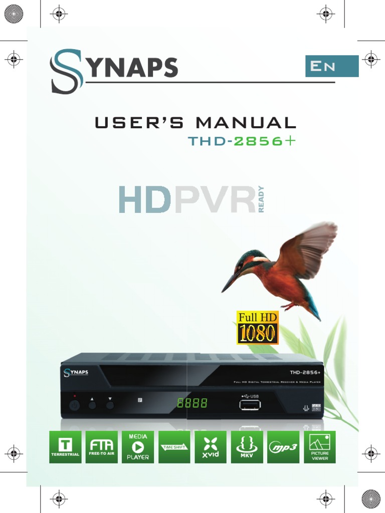 User'S Manual: Full HD Digital Terrestrial Receiver & Media Player ...