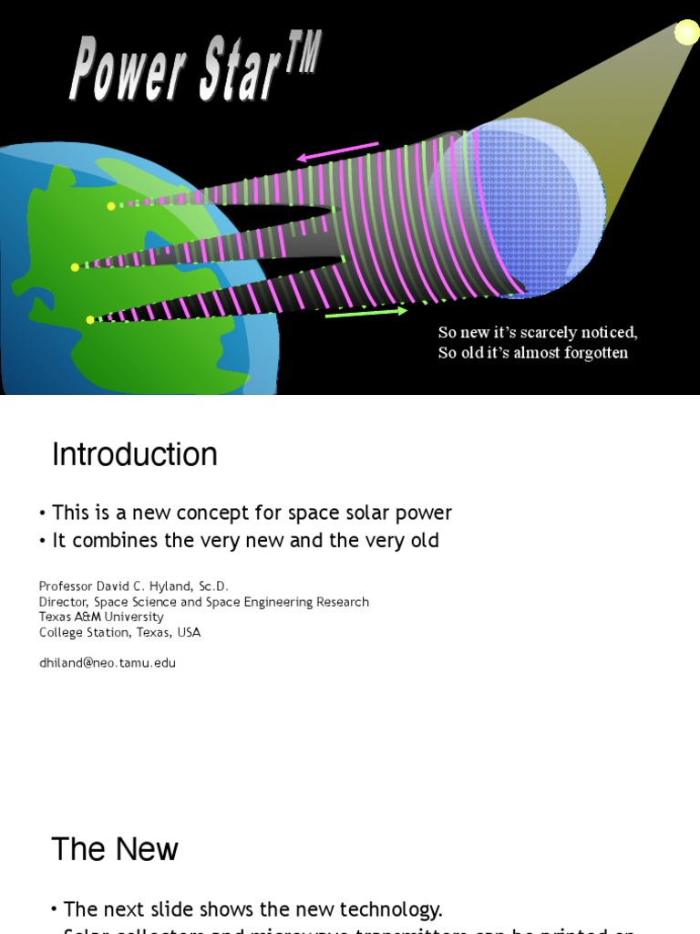 SSP - Power Star Presentation | PDF | Aerospace Engineering | Solar Cell