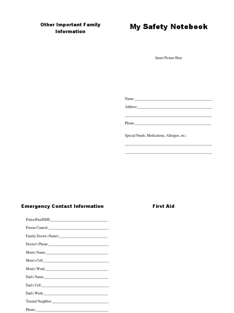 Webelos Safety Notebook | Download Free PDF | Violence | Wellness