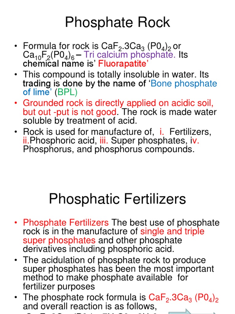 Phosphatic | PDF | Phosphate | Fertilizer