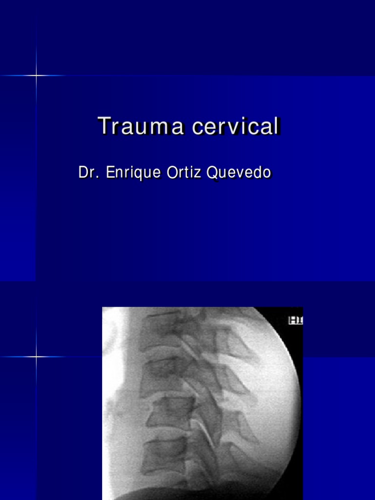 Cervical Trauma and Penetrating Injuries | PDF