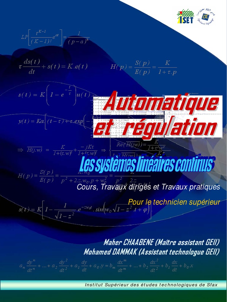 cours_Automatique_Regulation081114045504.pdf | Automation ...