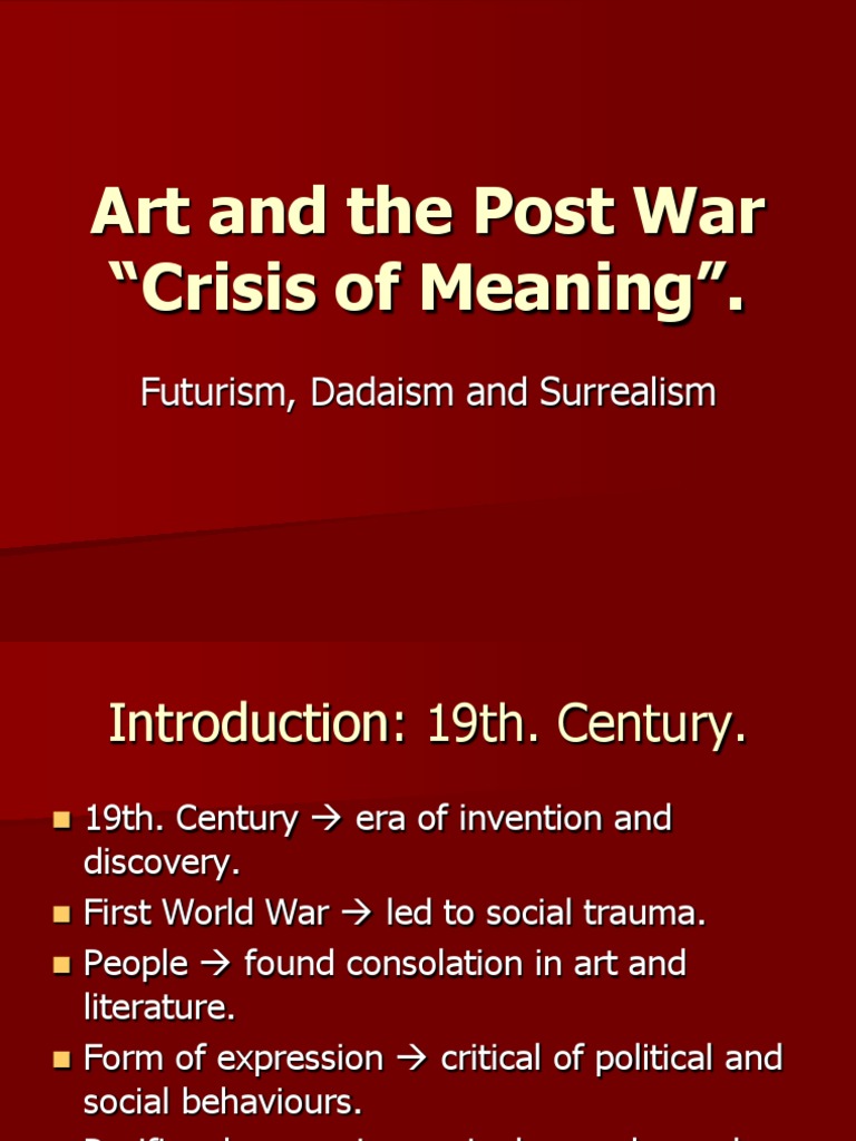 Post-War Art Movements Explored | PDF | Art Movements | Style