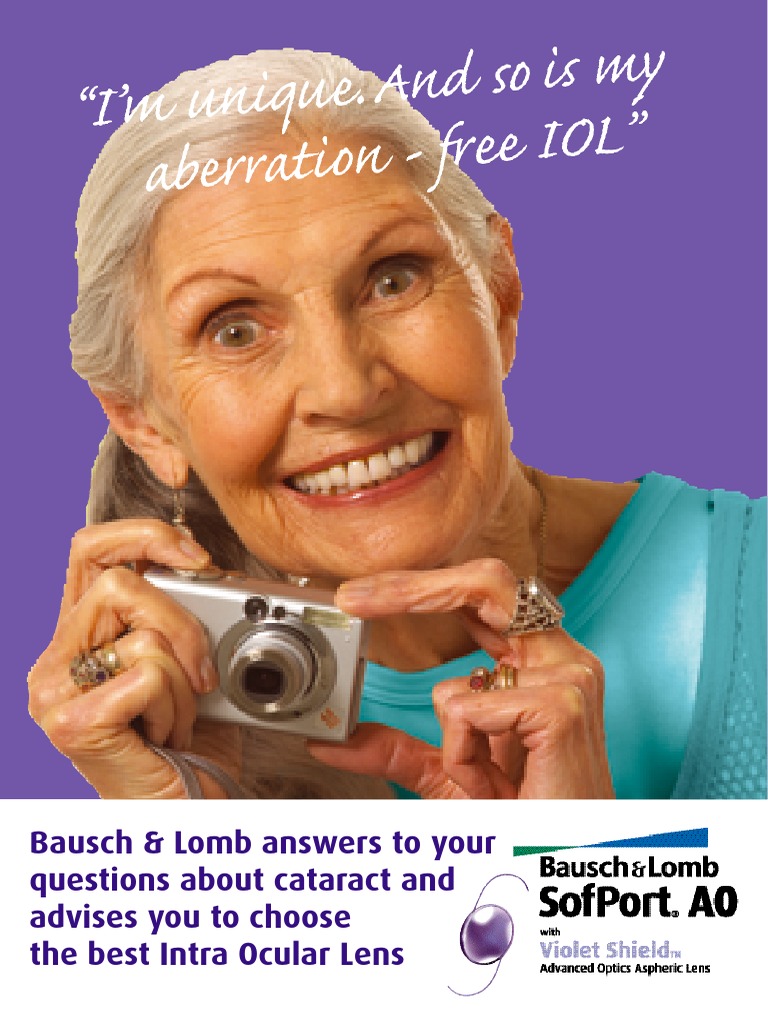 SofPort AOV Patient Leaflet | PDF | Cataract | Sensory Organs