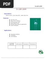 5mm LED Datasheet PDF | PDF | Light Emitting Diode | Electrical Equipment