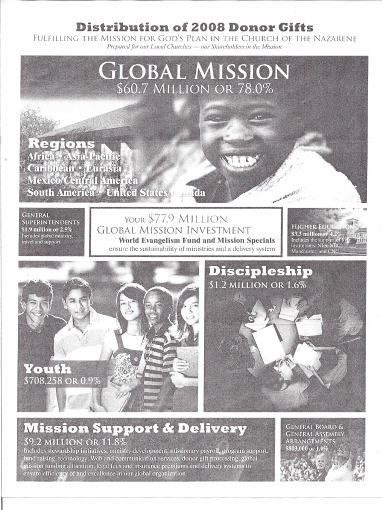 2008 Donor Gifts Distribution Overview | PDF