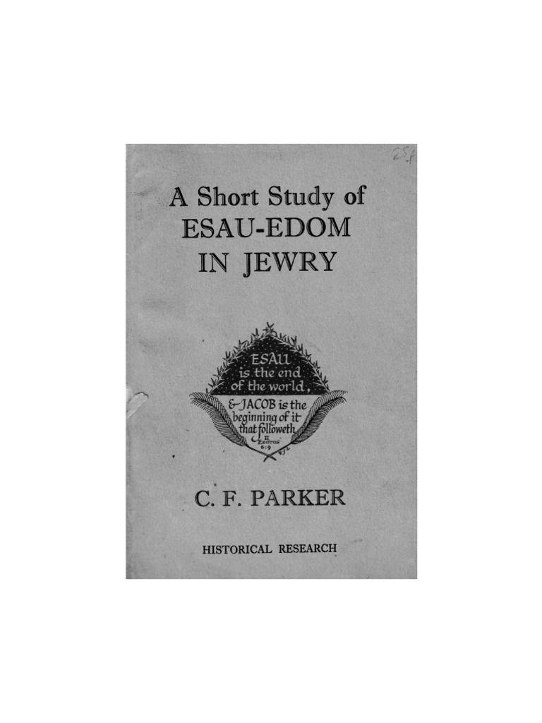 A Short Study of Esau Edom in Jewry-1 | Ancient Peoples Of The Near ...