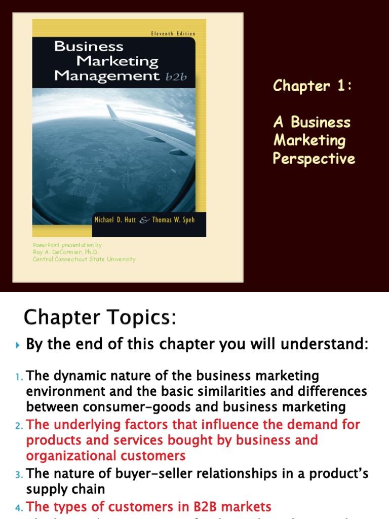 Ch01 Bus MKTG Perspective | PDF | Demand | Customer Relationship Management