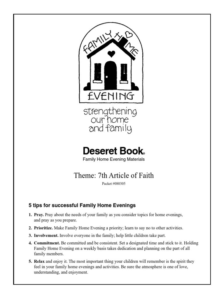 7th Article of Faith | PDF | Prophecy | Glossolalia