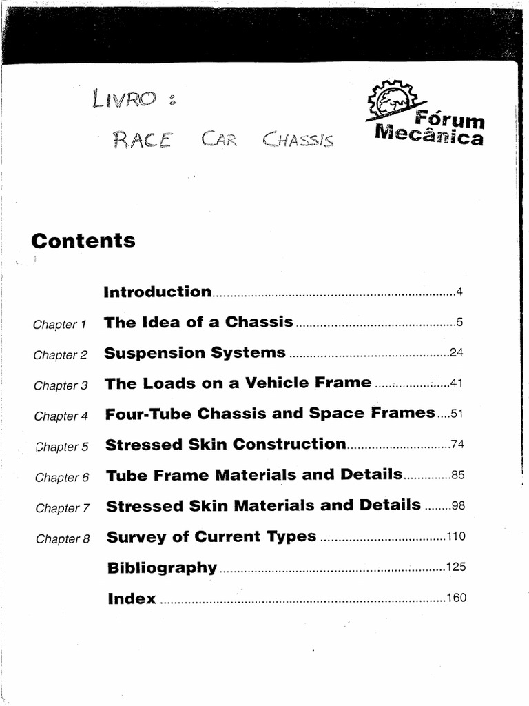 Race Car Chassis | PDF
