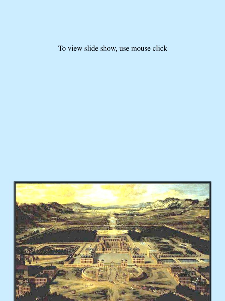 Versailles Powerpoint Show | PDF | Louis Xiv Of France | Palace Of ...