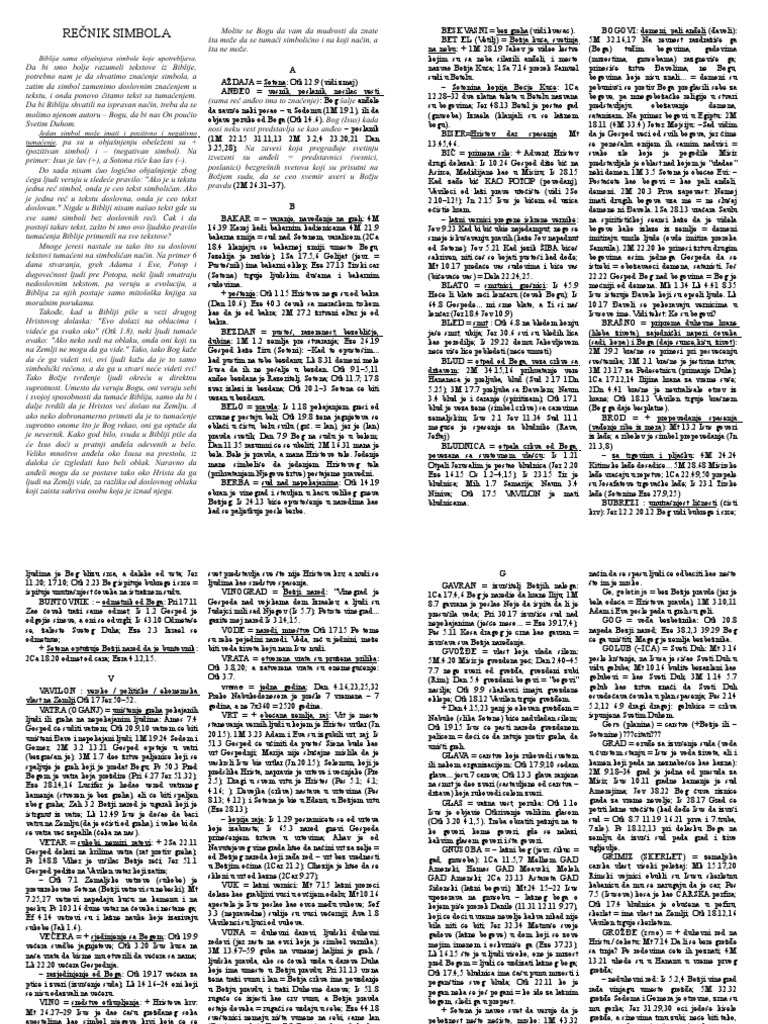 Recnik Simbola | PDF