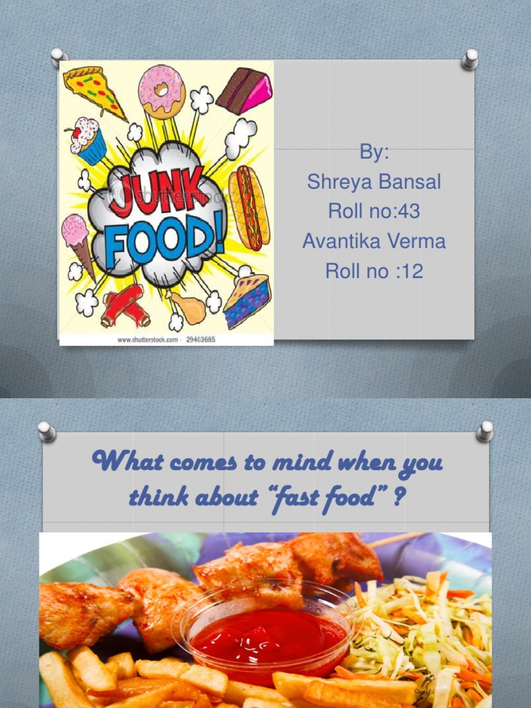 On Junk Food | PDF | Fast Food | Healthy Diet
