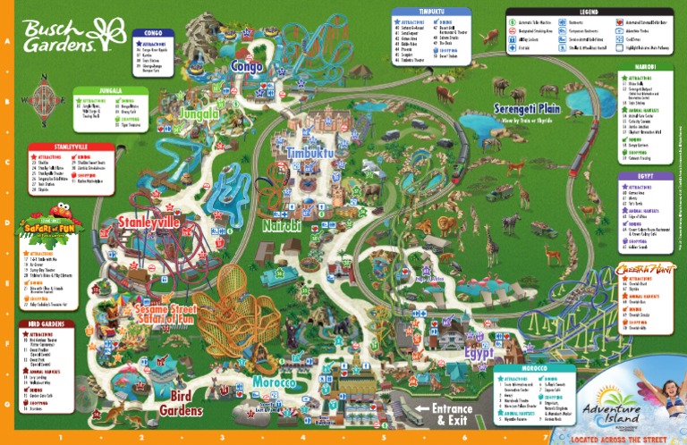 Busch Gardens Map | PDF