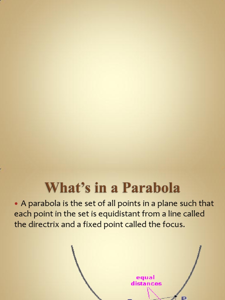 Hyperbola and Parabola Final | PDF | Geometry | Analytic Geometry