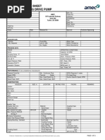 Pump Check Sheet | PDF | Pump | Pipe (Fluid Conveyance)
