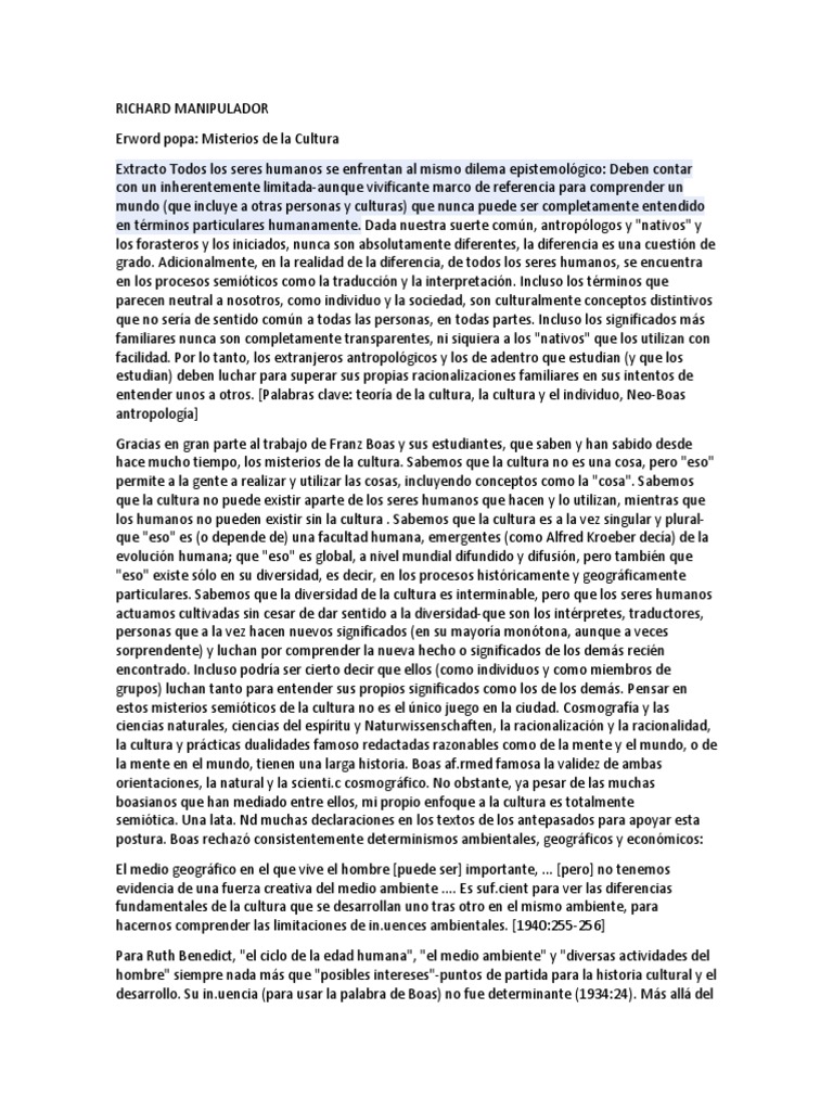 Richard Handler | PDF