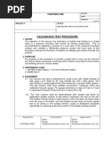 Leak Testing Procedure | PDF | Leak | Pressure