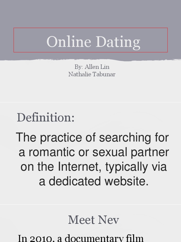 Online Dating Powerpoint Presentation | PDF | Online Dating Service ...