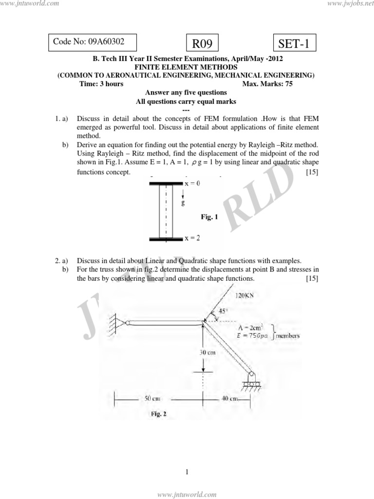 Finite Element Methods | PDF | Finite Element Method | Matrix (Mathematics)