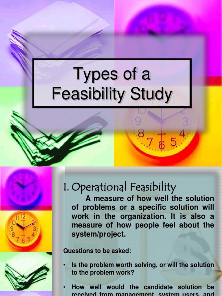 Types of Feasibility | Feasibility Study | Economics