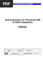 Reb500 Test Procedures | PDF | Electricity | Electrical Engineering