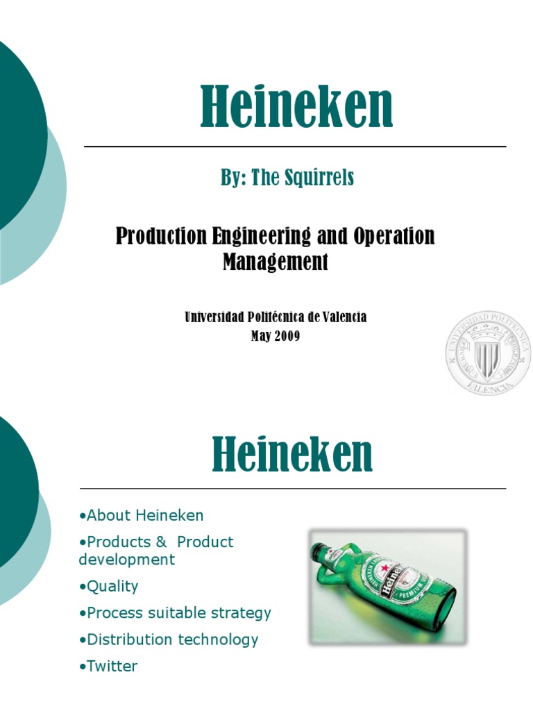 Heineken Production Process Quality | PDF | Twitter | Business