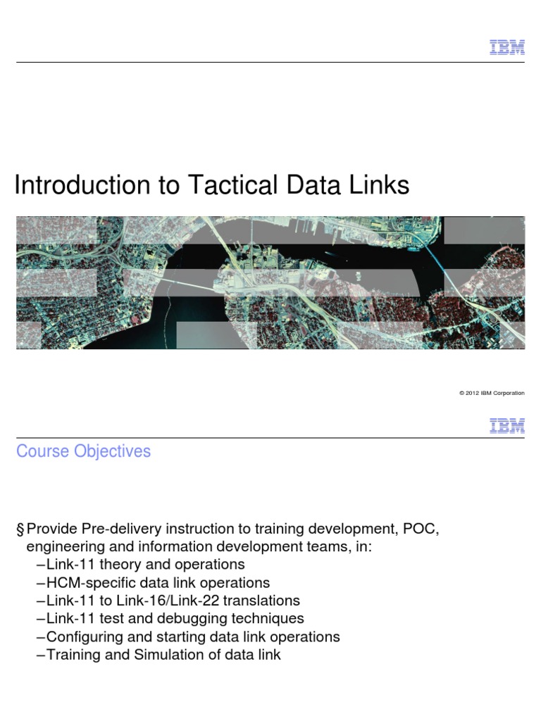 Introduction To Tactical Data Links | PDF | Electronic Warfare | Duplex ...
