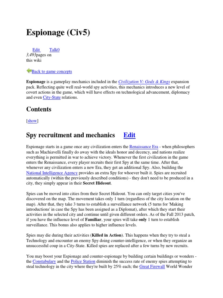 Espionage | PDF | Espionage | Military Intelligence