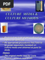 Culture Media & Culture Methods | PDF | Growth Medium | Bacteria
