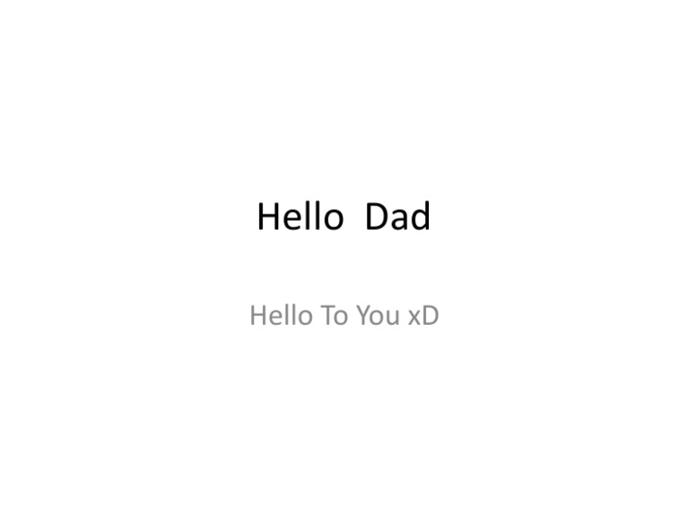 Greeting Messages for Dad | PDF