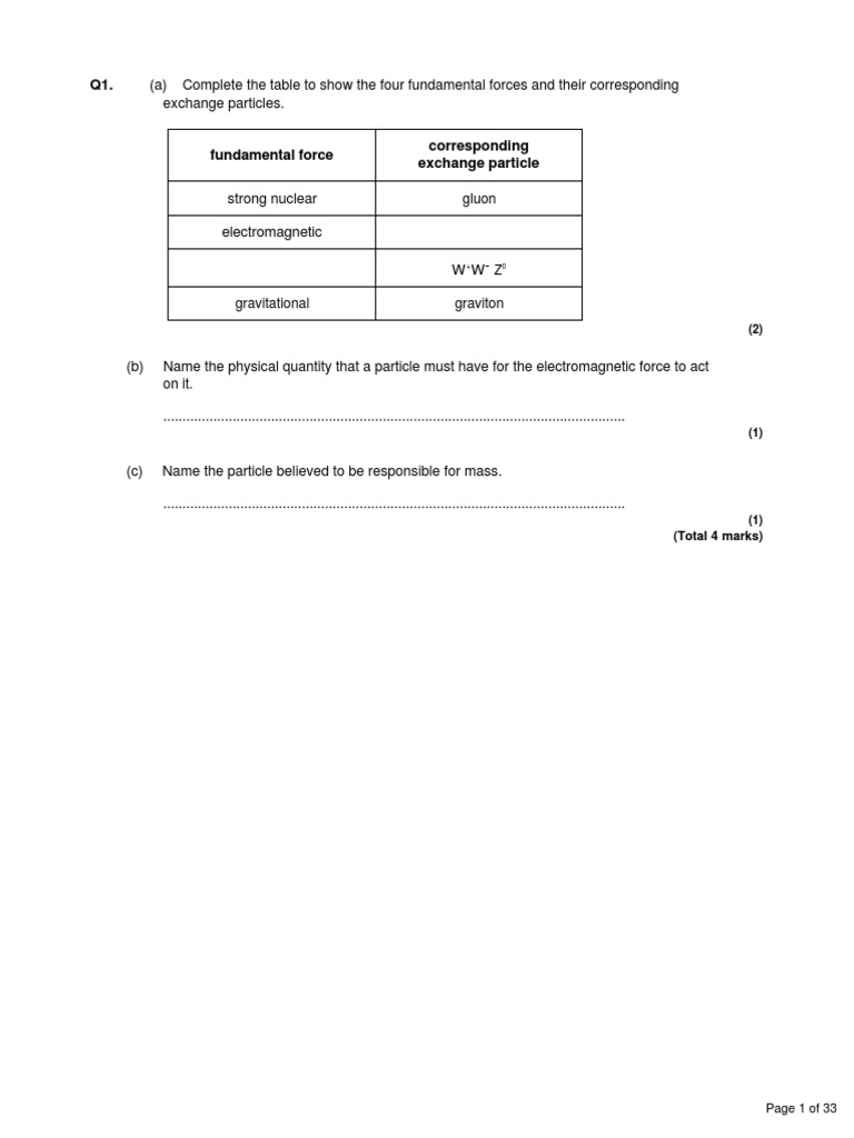 Physics Exampro Questions | Download Free PDF | Electron | Force