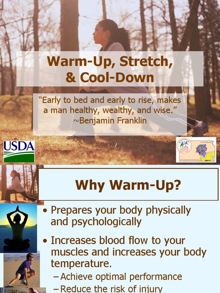 3 Warm UpStretchCool Down | PDF | Physical Exercise | Heart Rate