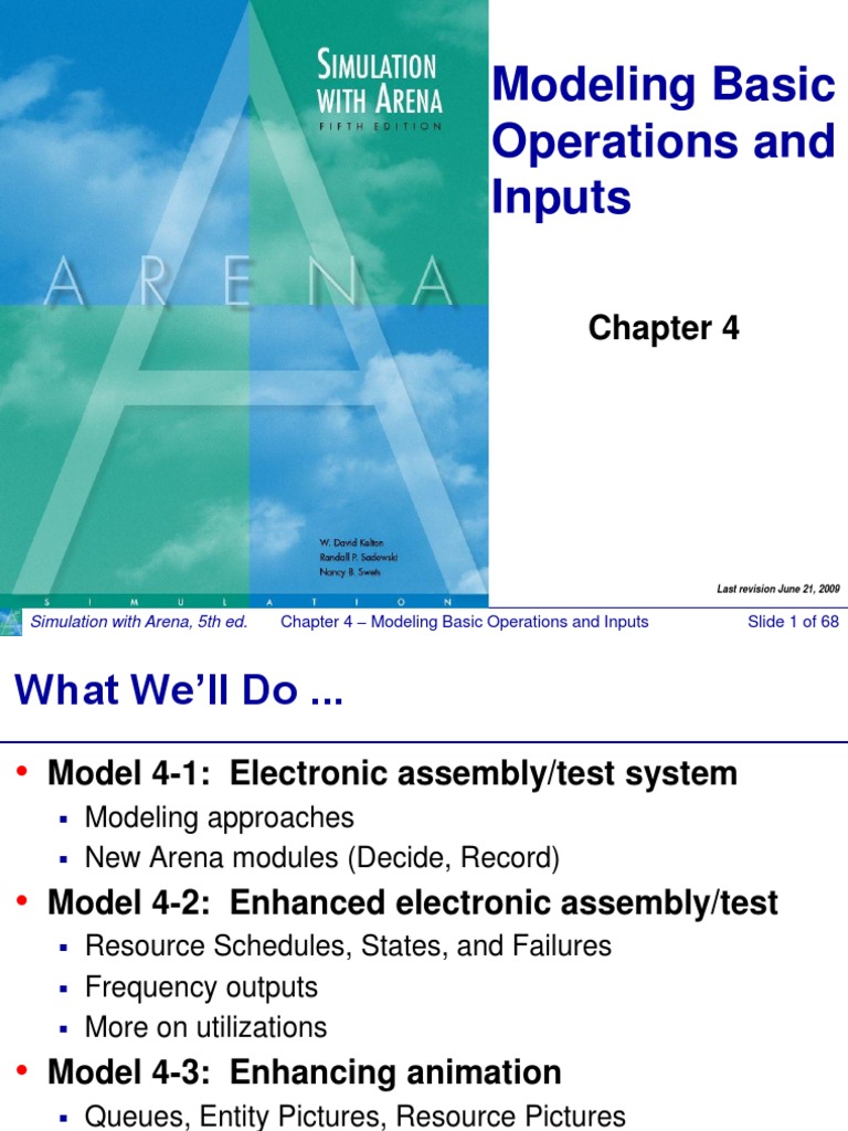Chapter 4 - Kelton | PDF | Computer Simulation | Probability Distribution
