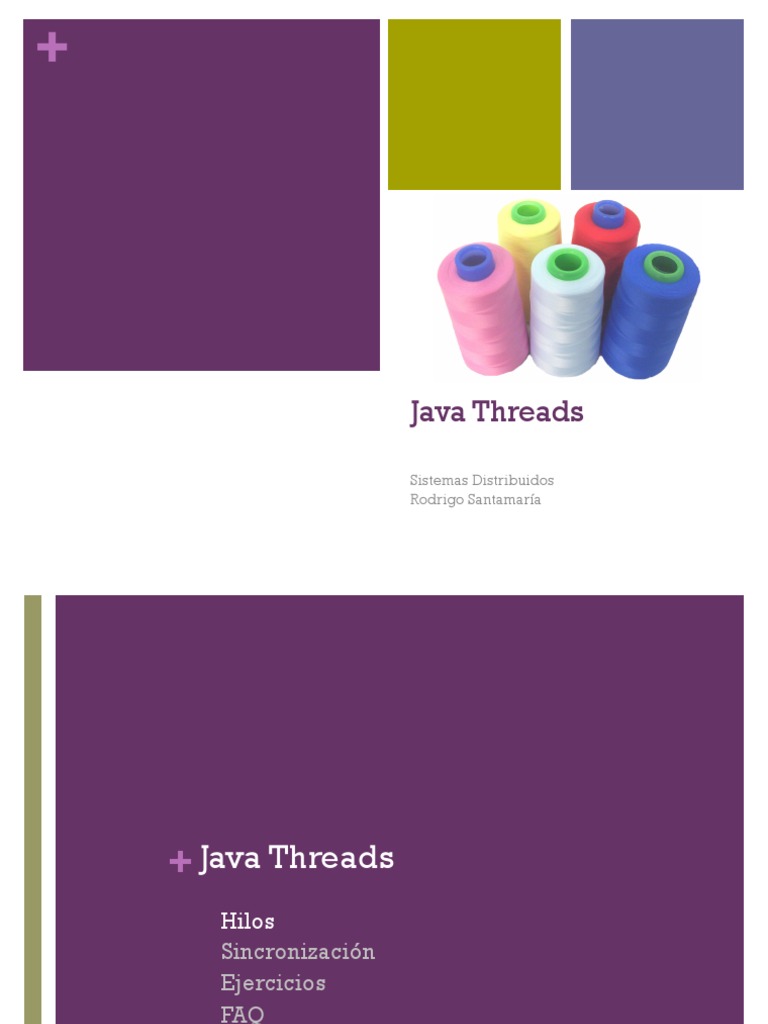 Java Thread | PDF | Hilo (Computación) | C