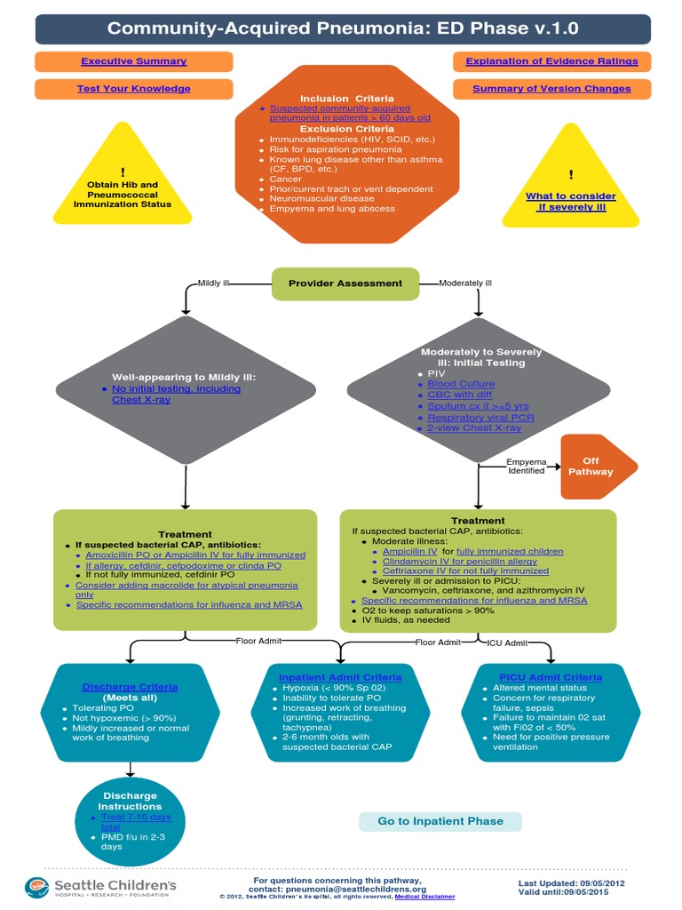 Pneumonia Pathway | PDF | Pneumonia | Methicillin Resistant ...