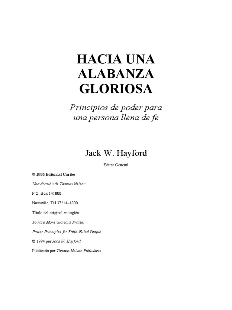Principios de Poder para Una Persona Llena de Fe | PDF | María, madre ...