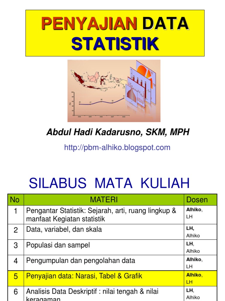 Penyajian Data Statistik dan Metode | PDF