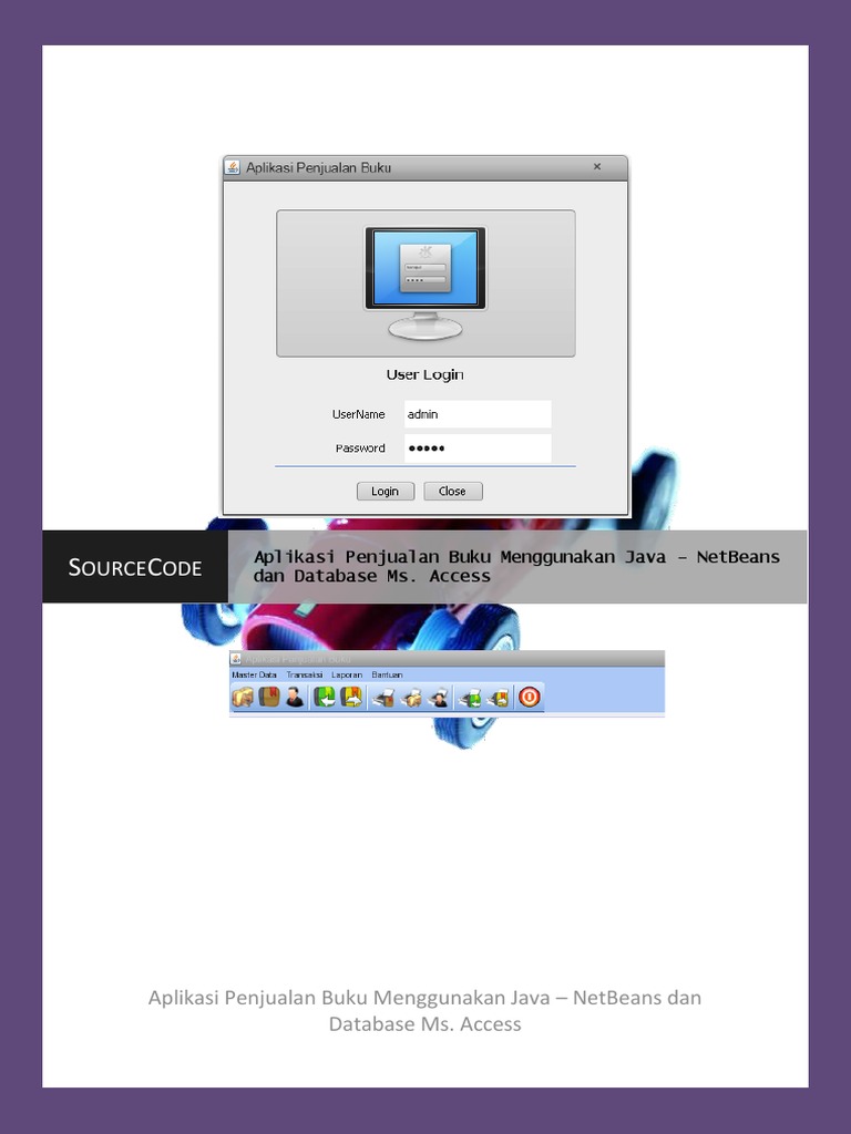 Aplikasi Penjualan Buku Menggunakan Java - NetBeans Dan Database Ms. Access | PDF | Komputer