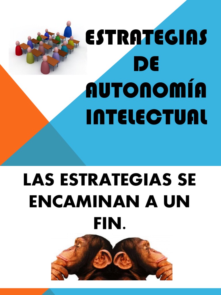 Estrategias de Autonomía Intelectual | PDF | Aprendizaje | Aparición